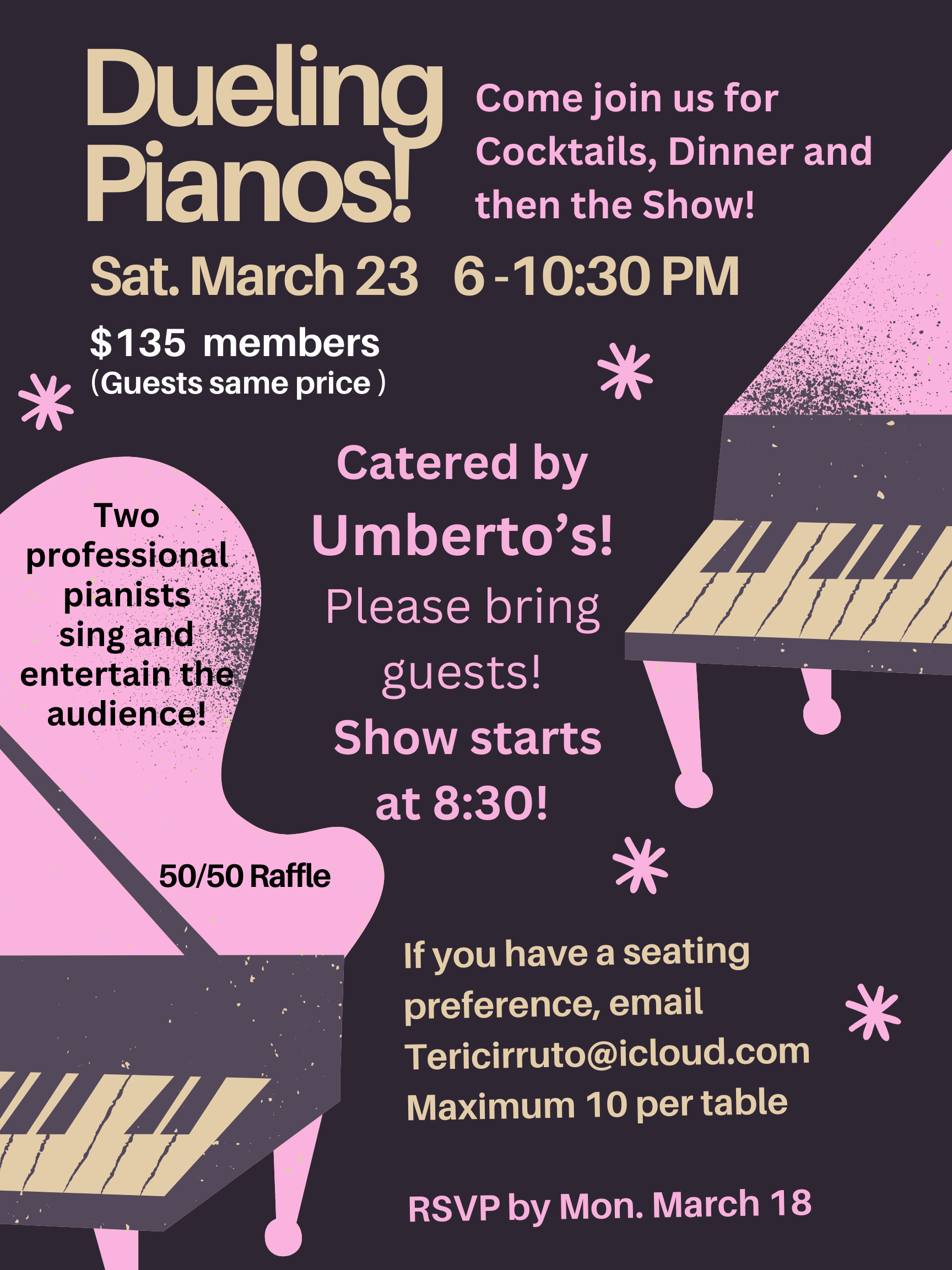 Event - Dueling Pianos!