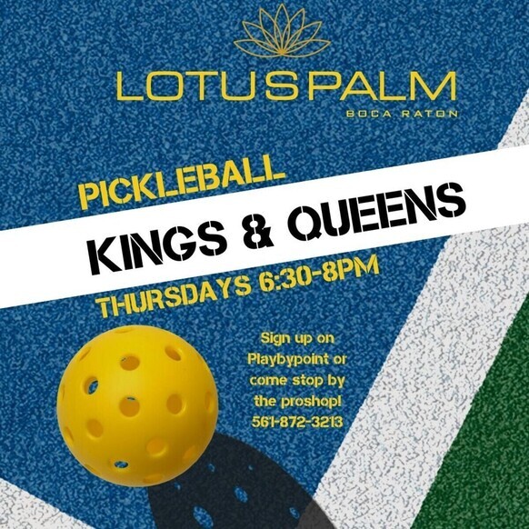Adult pickleball - Adult Coed King & Queen of the Court - Pickleball
