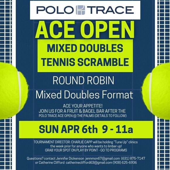 Event - Polo Trace Ace Open - A Mixed Doubles Round Robin