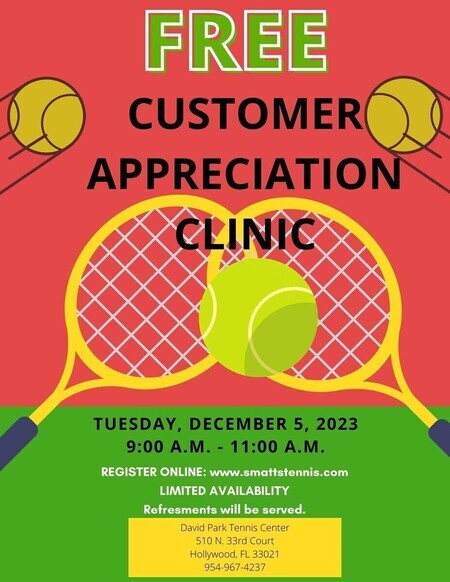 Clinic - Free Customer Appreciation Clinic