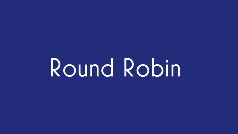 Round robin - Round Robin - Junior & Adult