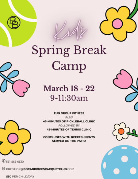 Clinic - 2024 Kids Spring Break Camp