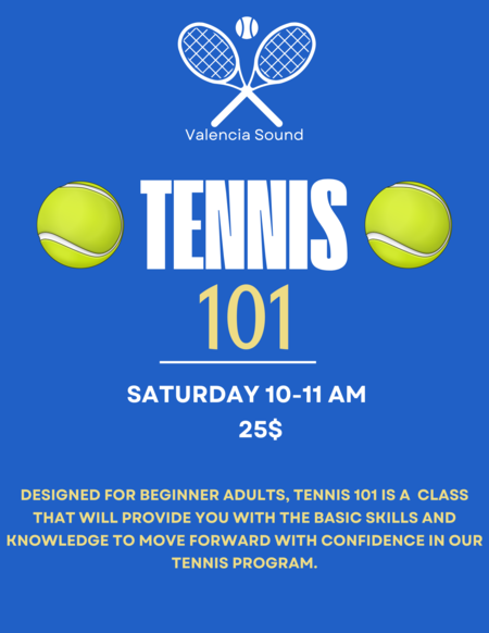 Social programs - Tennis 101 Clinic