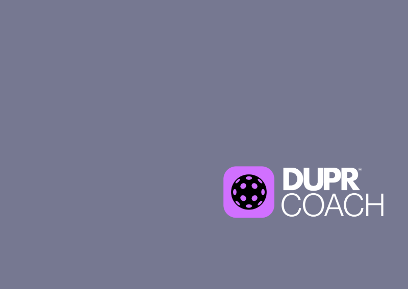 Clinic - DUPR Coach-Assigned Rating Session