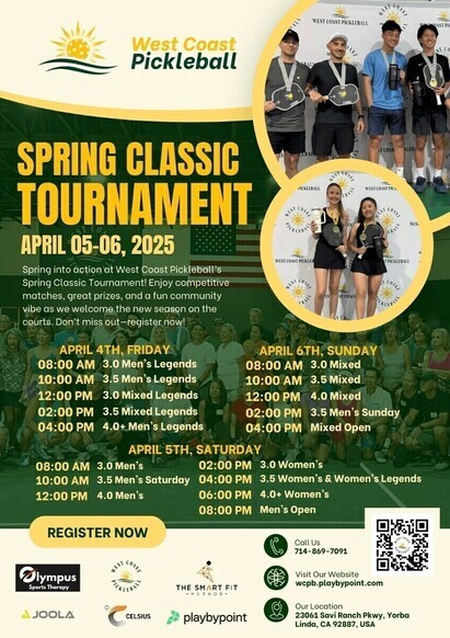 Tournament - Women's 4.0+/Open - WCPB Spring Classic Tournament