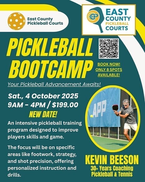 Clinics/classes/camps - Pickleball Adult Bootcamp with Kevin Beeson