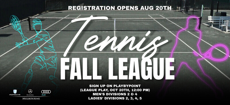 League play - FALL TENNIS LEAGUE SIGN UP